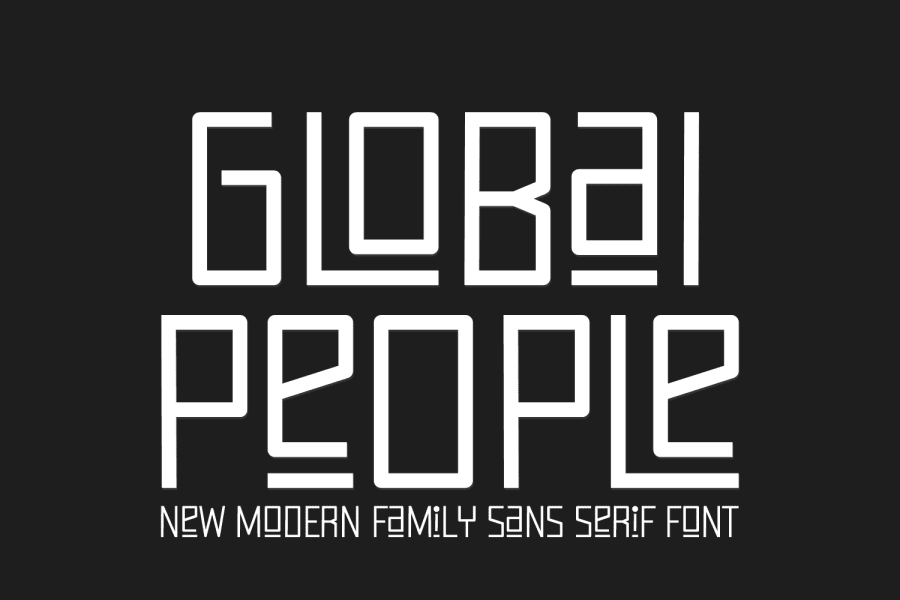 Global People Font Family · 1001 Fonts