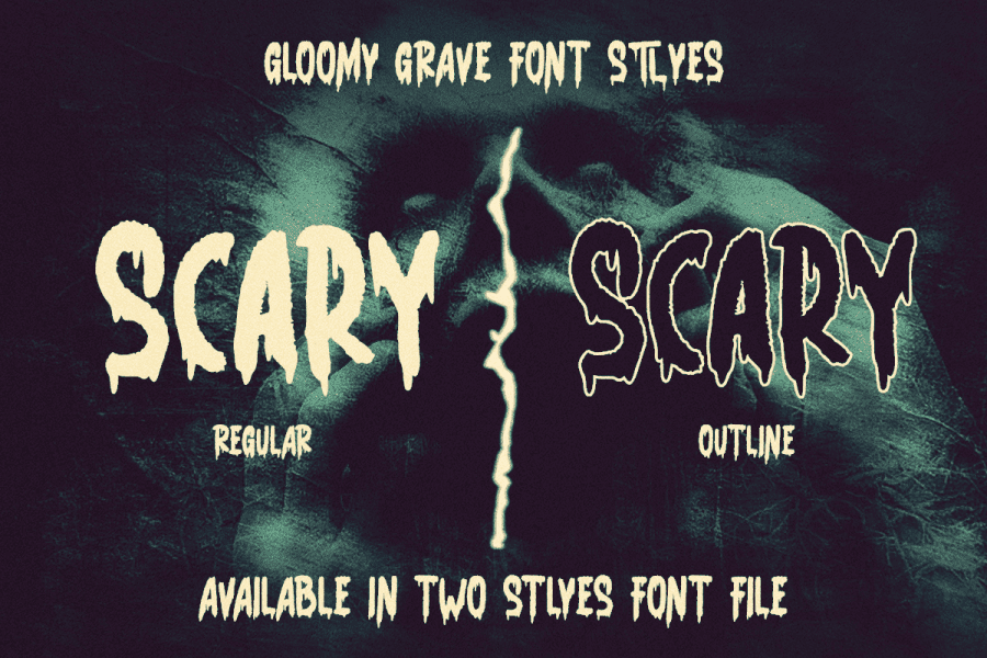 Gloomy Grave DEMO Font · 1001 Fonts