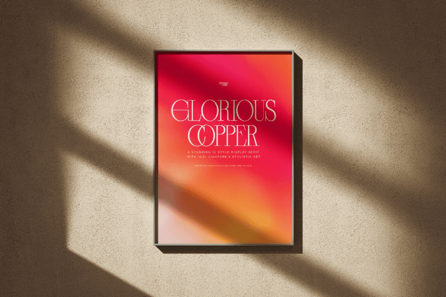 Glorious Copper DEMO Font · 1001 Fonts