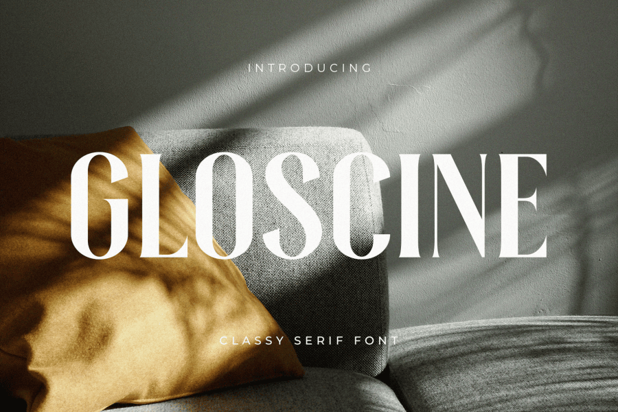 Gloscine Font · 1001 Fonts