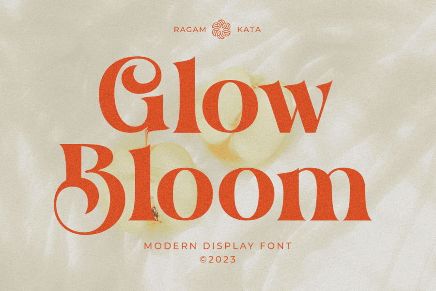 Glow Bloom DEMO Font · 1001 Fonts