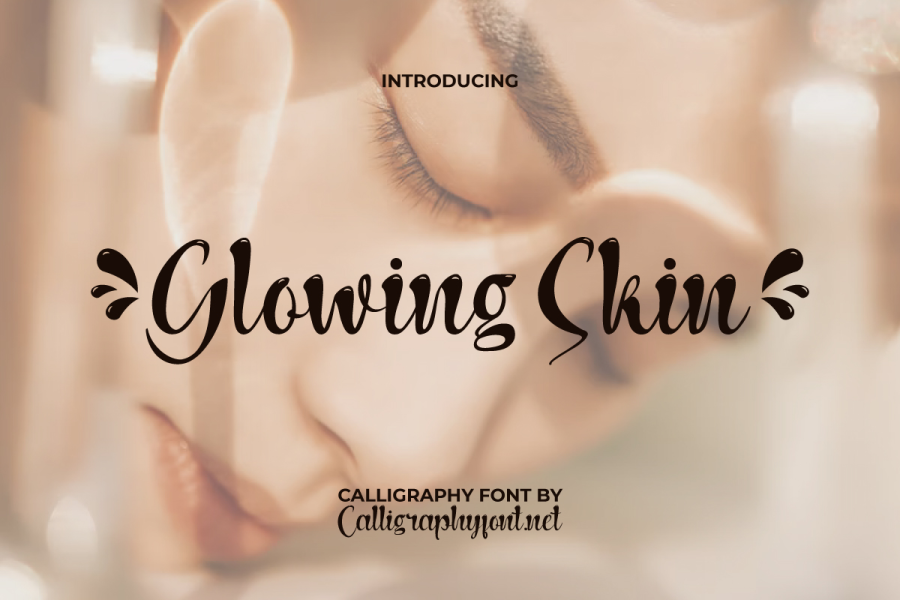 Glowing Skin Demo Font · 1001 Fonts