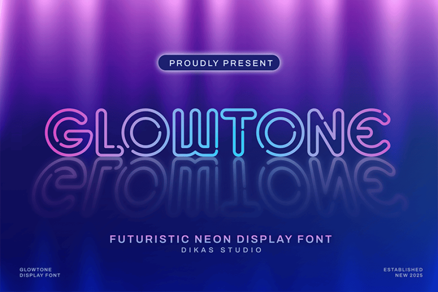 15 Free Glowing Fonts · 1001 Fonts