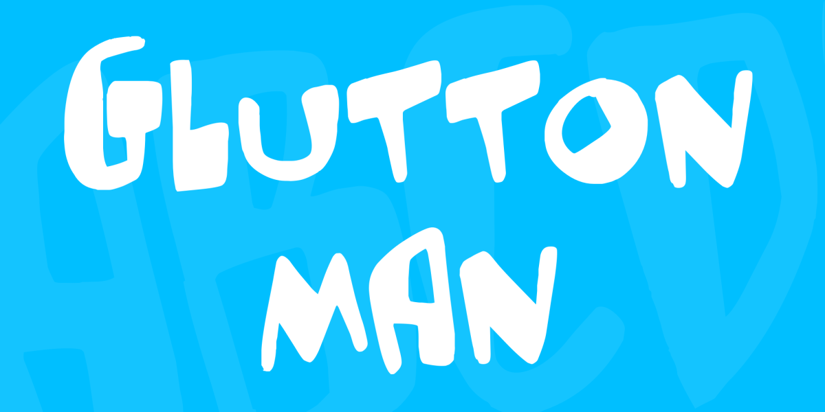 Glutton man Font · 1001 Fonts