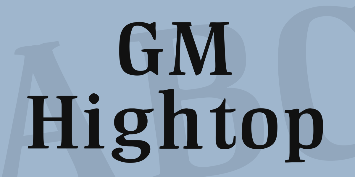 GM Hightop Font · 1001 Fonts