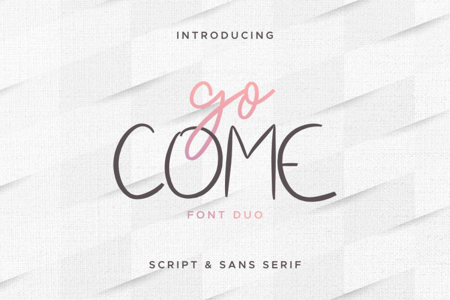 Go Come Demo Font Family · 1001 Fonts
