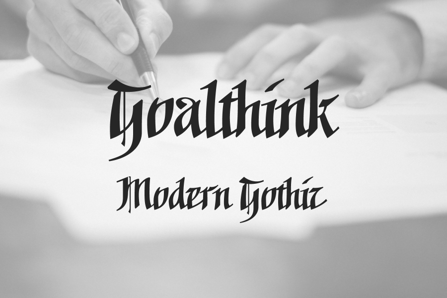 Goalthink Font · 1001 Fonts