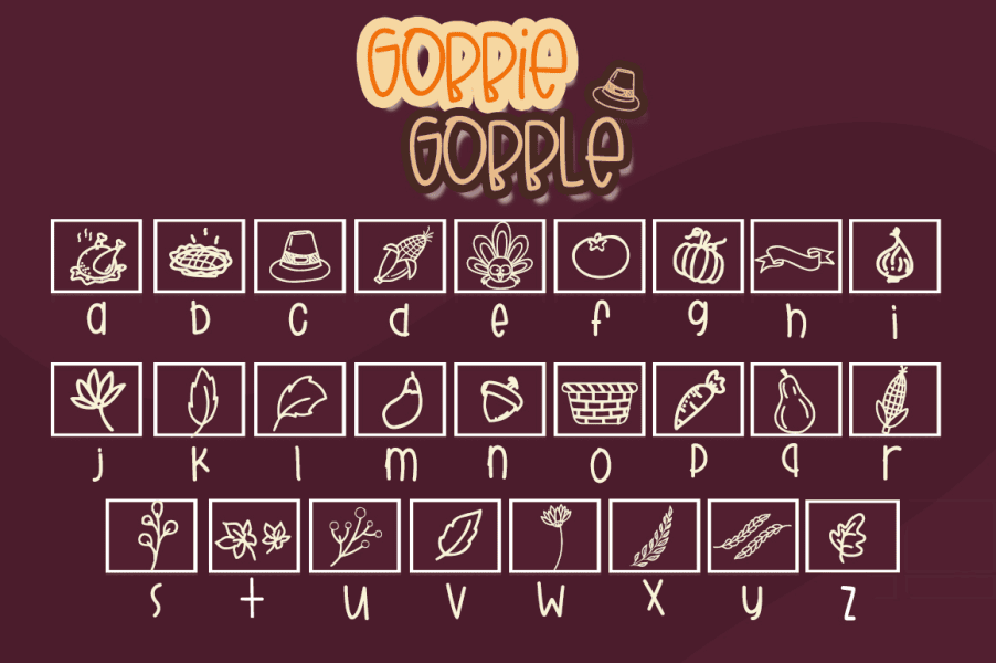 Gobbie Gobble Font · 1001 Fonts