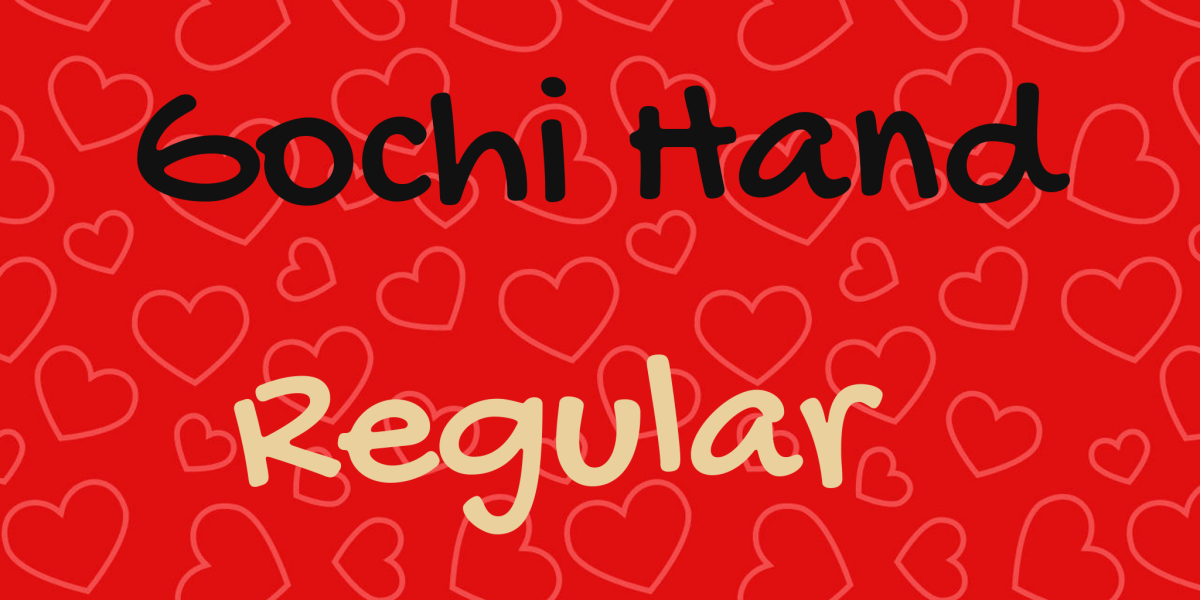 Gochi Hand Font · 1001 Fonts