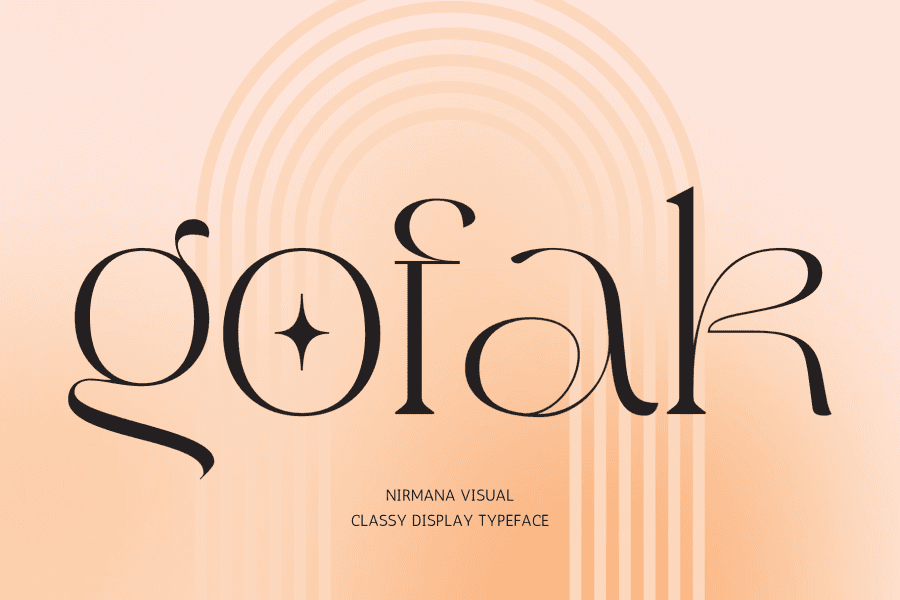 Gofak Classy Font · 1001 Fonts
