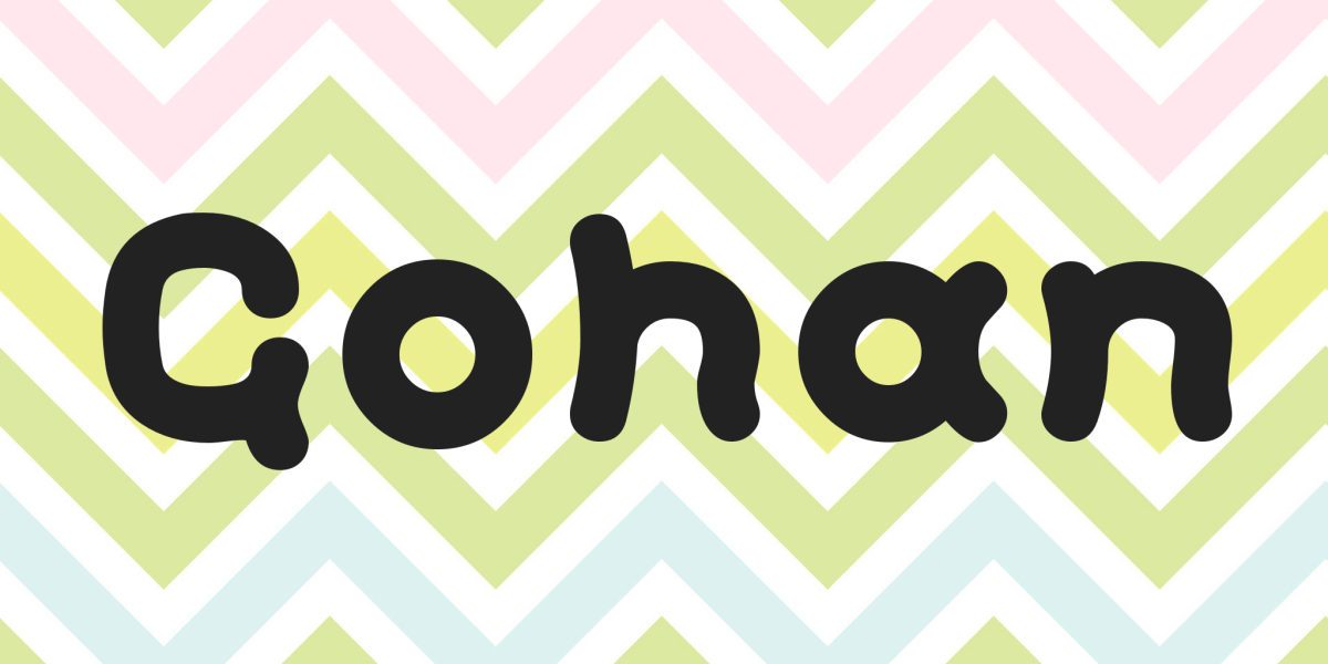 Gohan Font · 1001 Fonts
