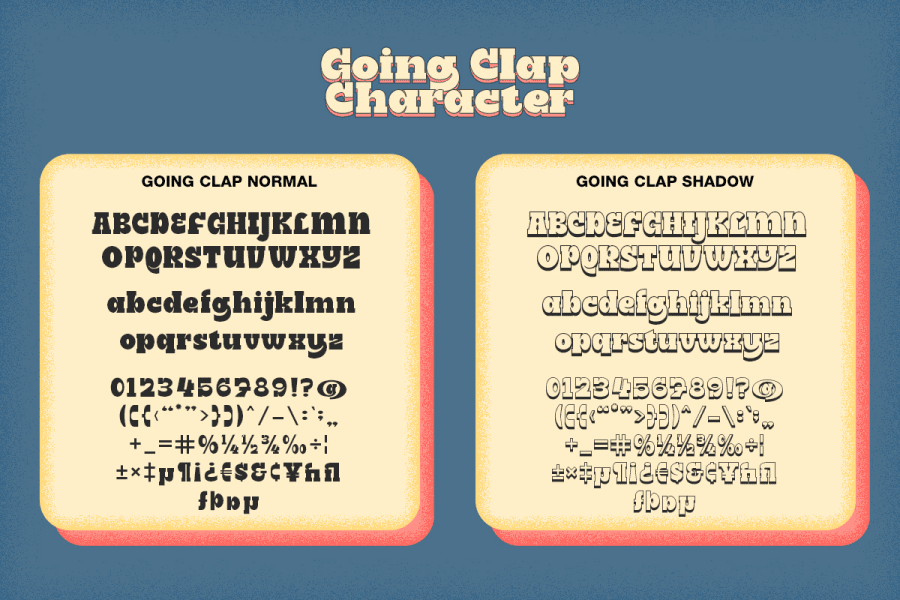 Going Clap DEMO Font · 1001 Fonts