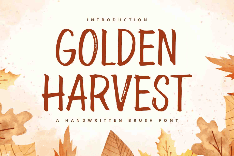 Golden Harvest Font · 1001 Fonts