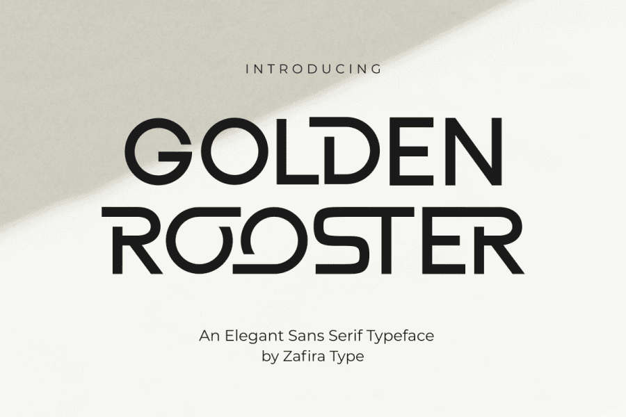 Golden Rooster Font · 1001 Fonts