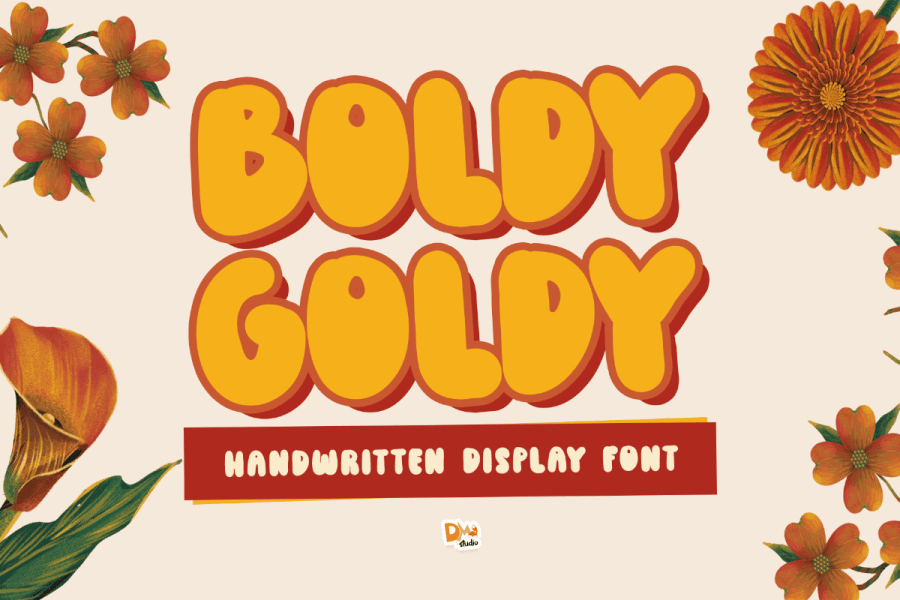 Goldy Boldy Font · 1001 Fonts
