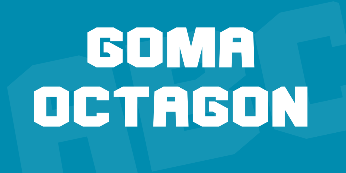 3 Free Blocky, Octagonal, Strong Fonts · 1001 Fonts