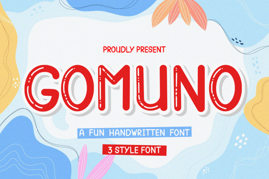 Gomuno Font Family · 1001 Fonts