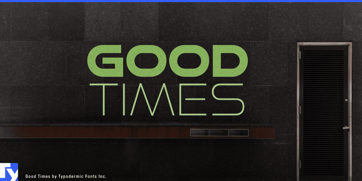Good Times Font · 1001 Fonts