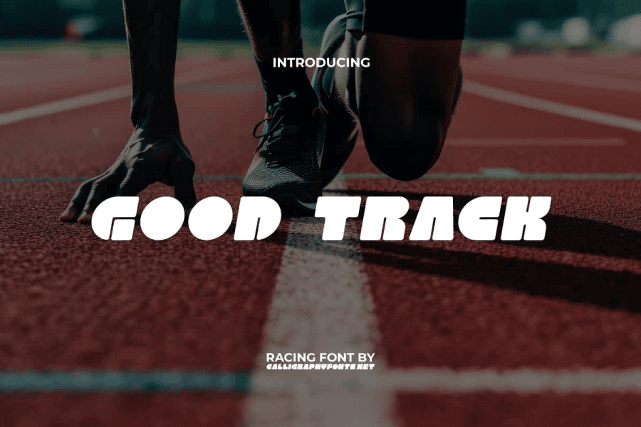 Good Track Demo Font · 1001 Fonts
