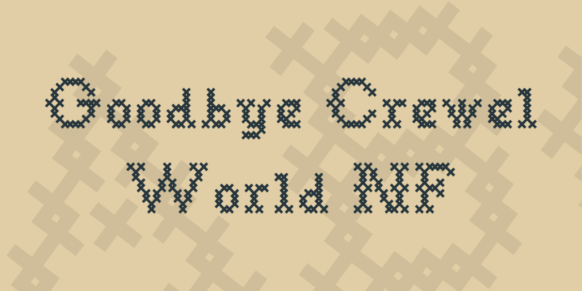 3 Free Embroidery, Mixed Case, Needlework Fonts · 1001 Fonts