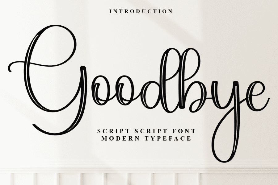Goodbye Forever Font · 1001 Fonts