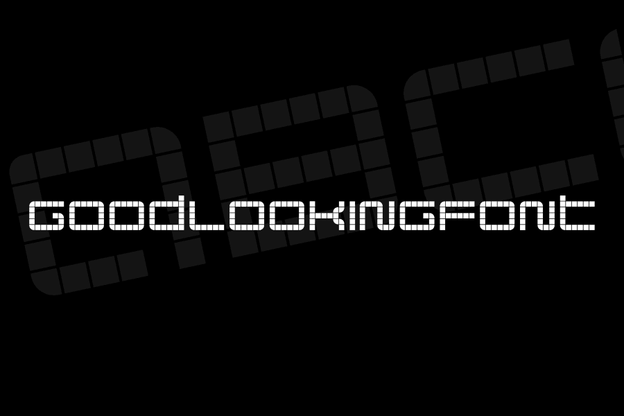 GoodLookingFont Font · 1001 Fonts