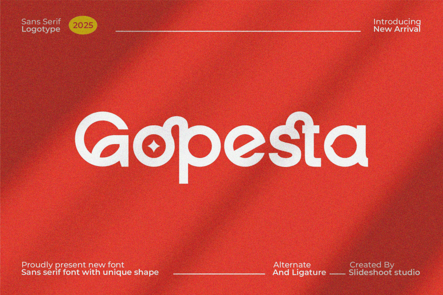 Gopesta Font · 1001 Fonts