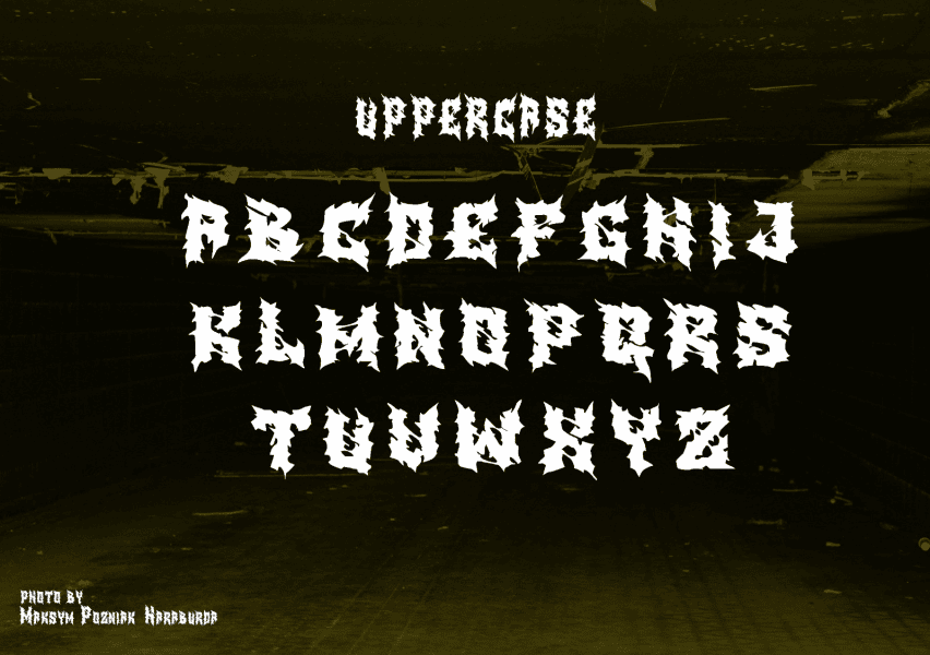 Gore Grinder Free Version Font · 1001 Fonts