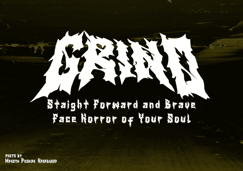 Gore Grinder Free Version Font · 1001 Fonts