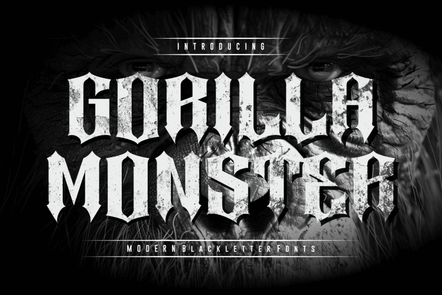 Gorilla Monster Font · 1001 Fonts