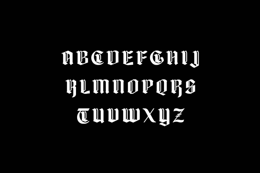 Gothicfed Font · 1001 Fonts