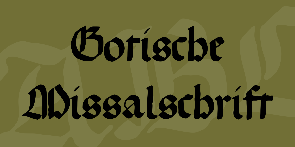 Gotische Missalschrift Font · 1001 Fonts