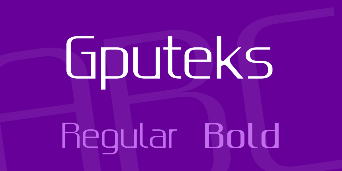 Gputeks Font Family · 1001 Fonts