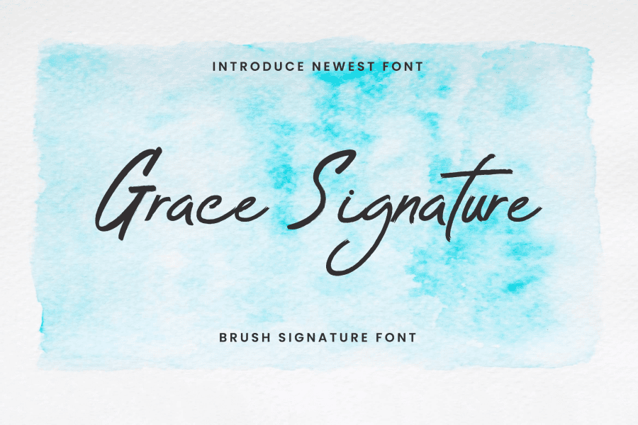 Grace Signature Font · 1001 Fonts