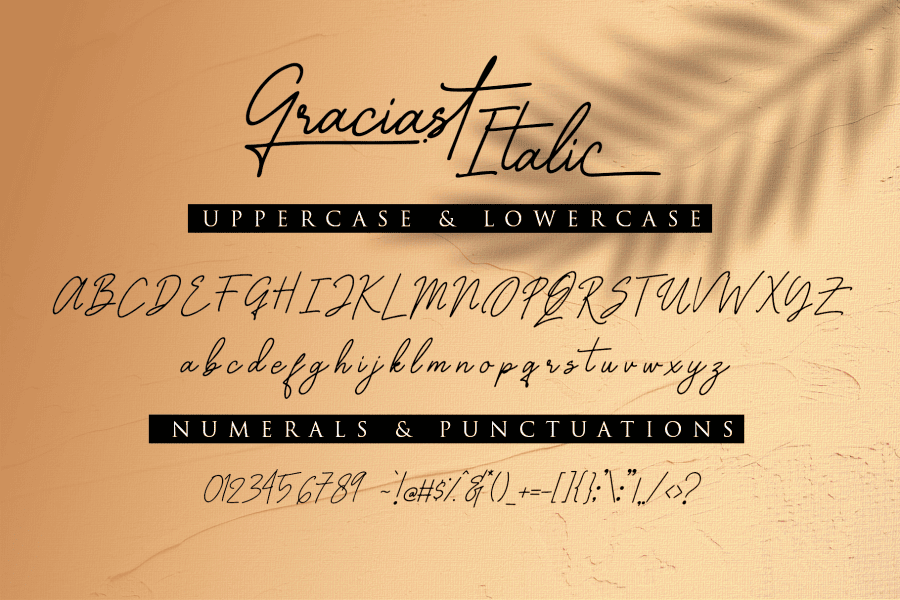 Graciast Font · 1001 Fonts