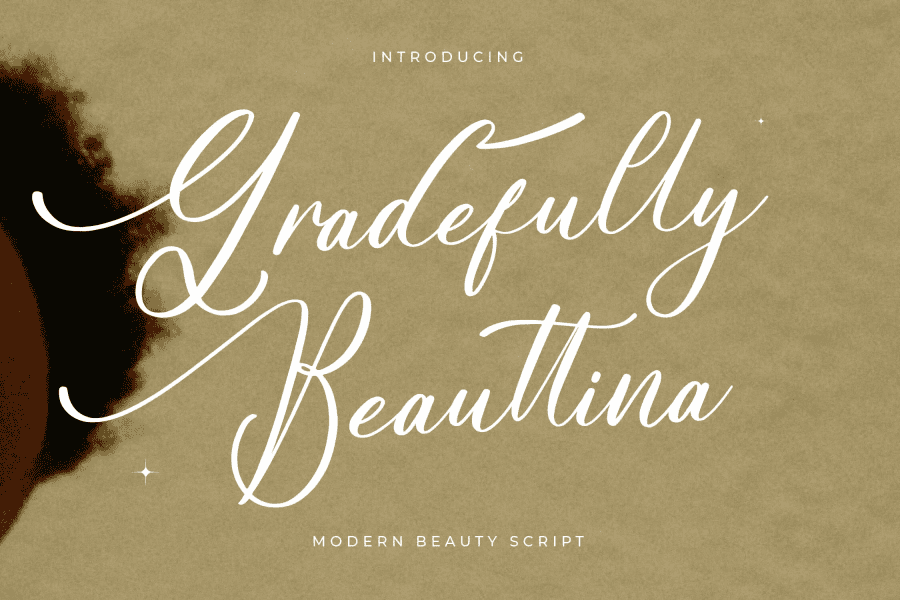 Gradefully Beauttina DEMO VERSI Font Family · 1001 Fonts