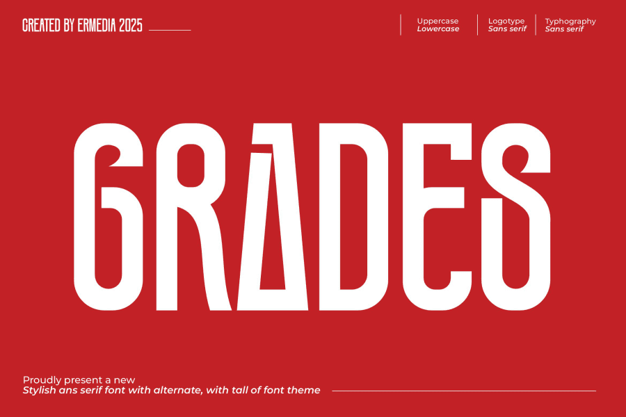 Grades Font · 1001 Fonts
