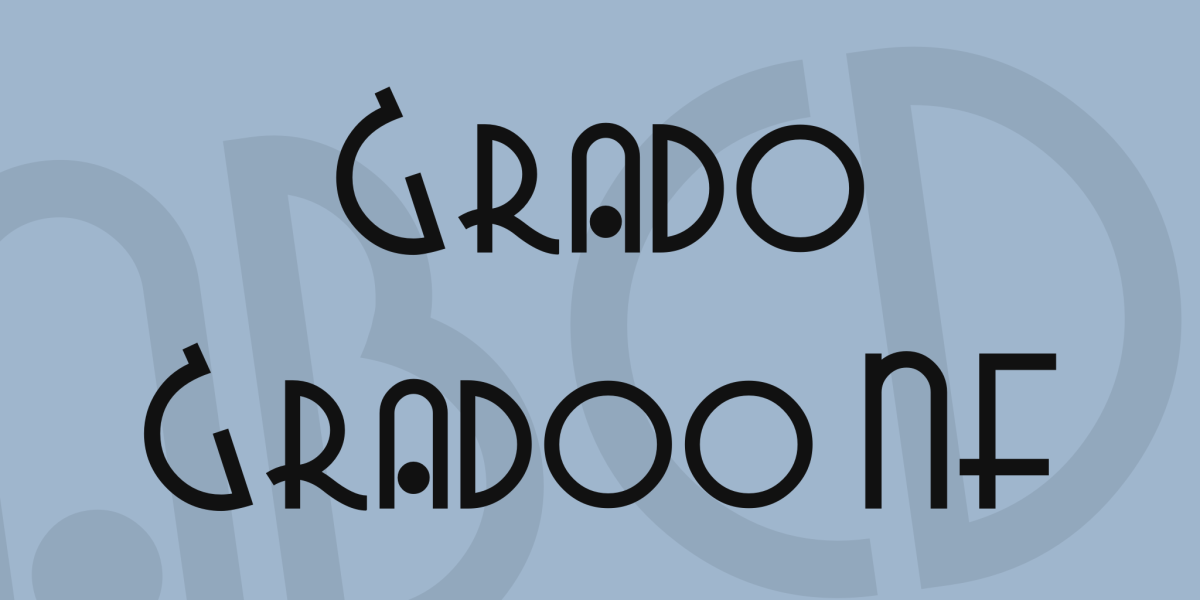 Grado Gradoo NF Font · 1001 Fonts