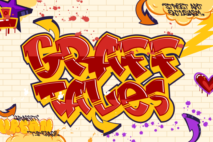 Graff Tales Font · 1001 Fonts