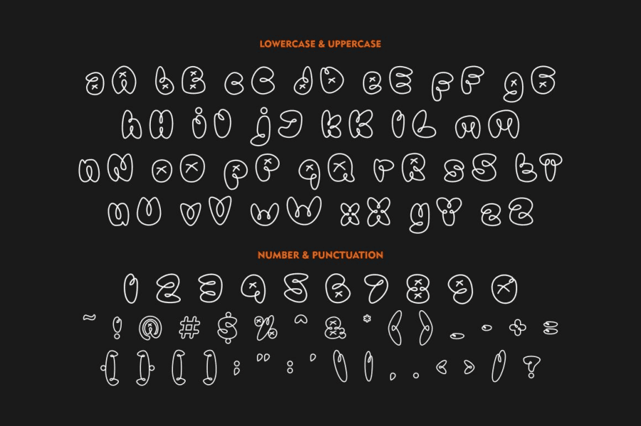 Graffiti Line Font · 1001 Fonts