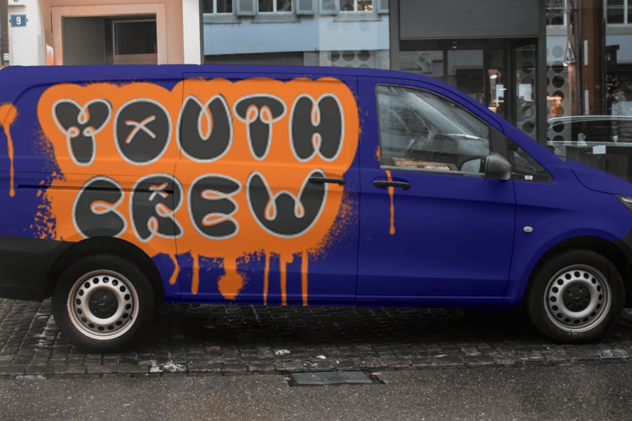 Graffiti Line Font · 1001 Fonts