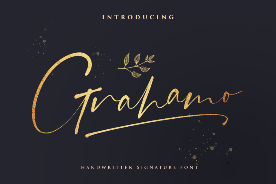 Grahamo Font · 1001 Fonts