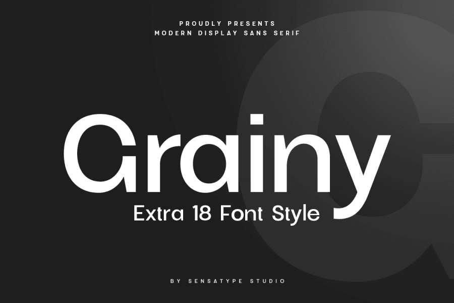 Grainy Font · 1001 Fonts