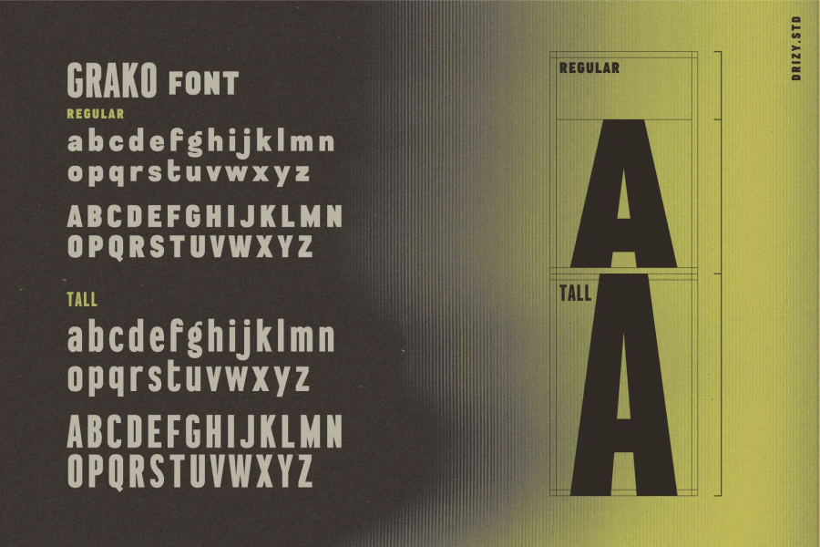 Grako Demo Font · 1001 Fonts