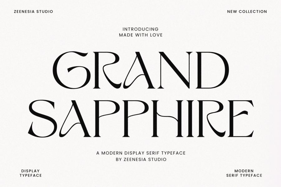 Grand Sapphire Font · 1001 Fonts