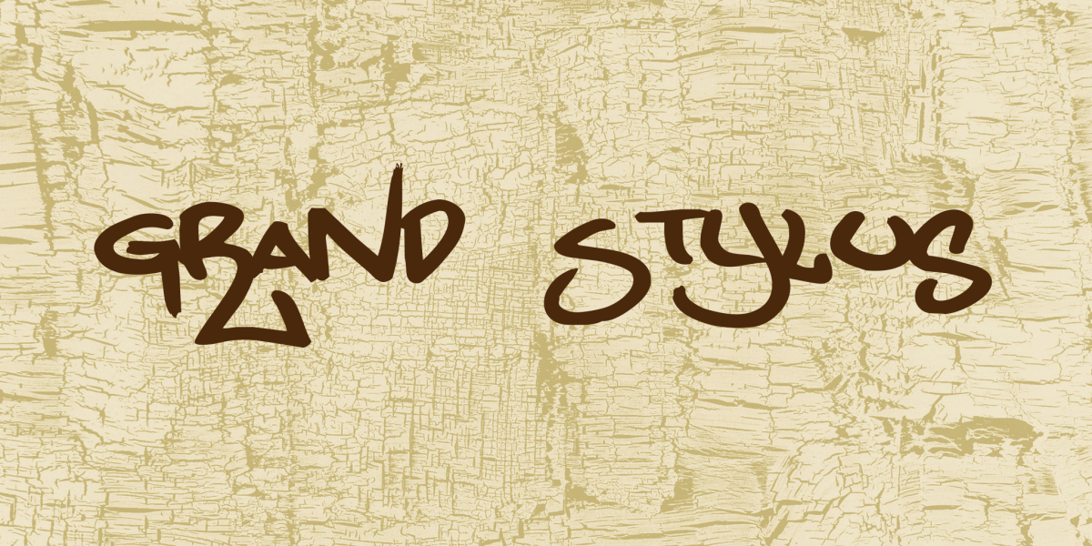 Grand Stylus Font · 1001 Fonts