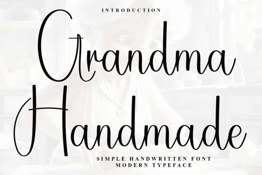 Grandma Handmade Font · 1001 Fonts