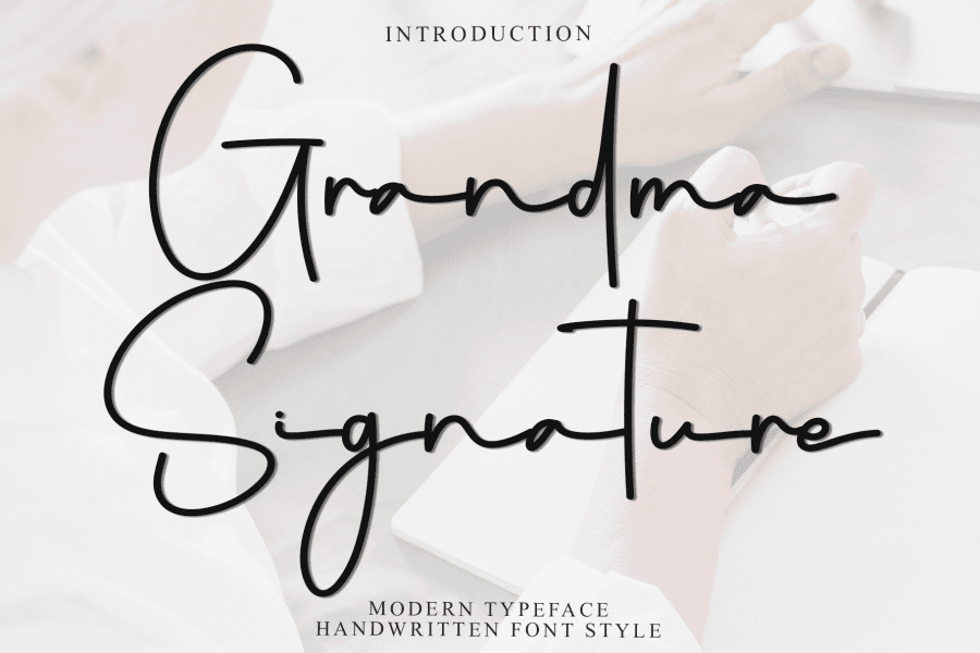 Grandma Signature Font · 1001 Fonts