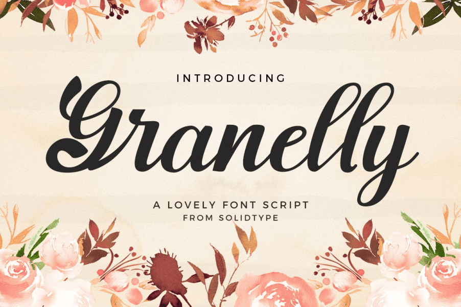 Granelly Script Font · 1001 Fonts