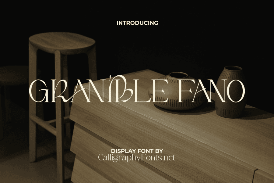 Granible Fano Demo Font · 1001 Fonts
